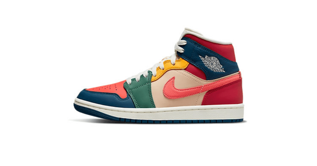 Jordan 1 Mid Multi Color DN3738-400 | Dead Stock