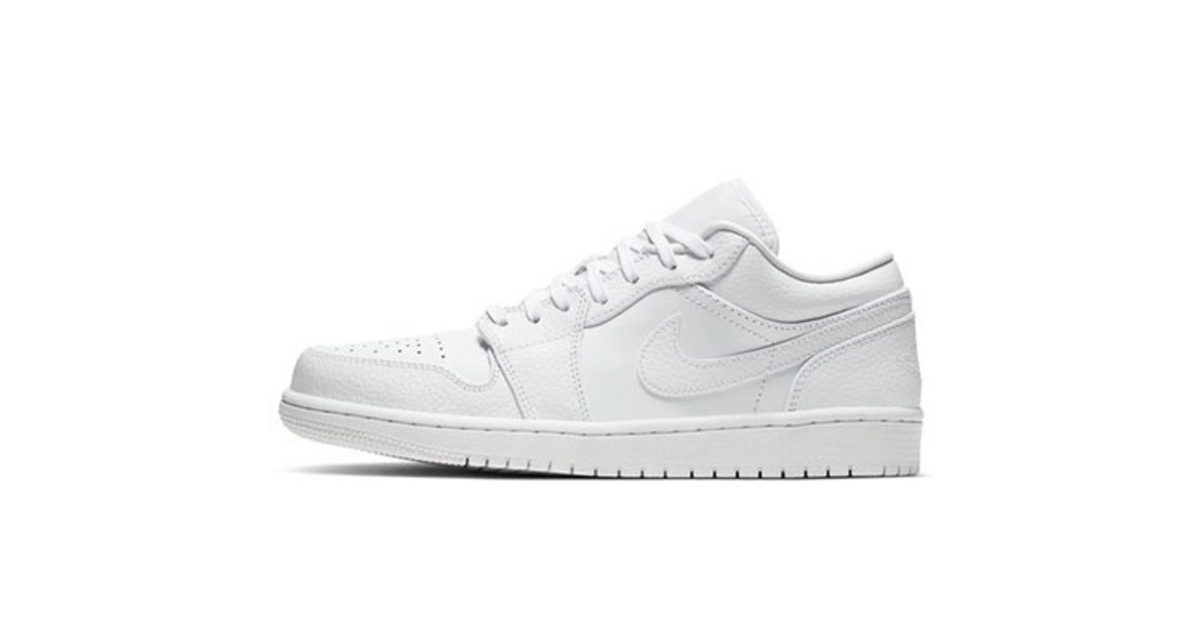 Jordan 1 Low Triple White 553558-130 | Dead Stock