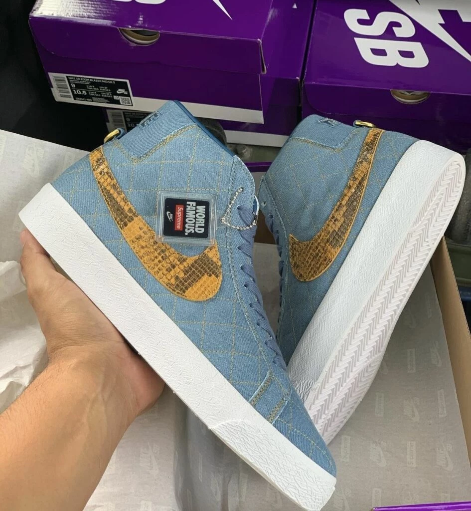 Supreme Nike SB Blazer Denim DX8421-400 | Dead Stock Supreme Nike SB Blazer Denim DX8421-400 | Dead Stock