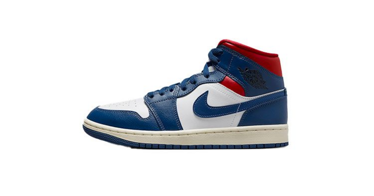 Jordan 1 Mid French Blue Gym Red BQ6472-146 | Dead Stock