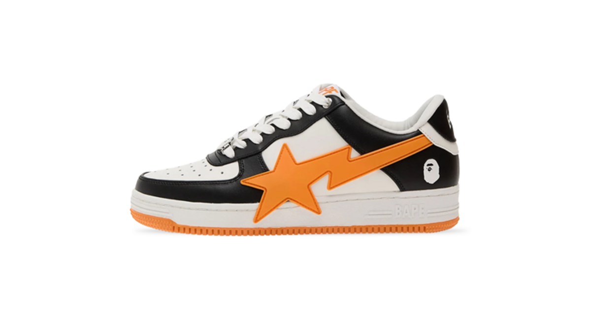 Bape Sta 2 M2 Black Orange 001FWK701309MBLK | Dead Stock